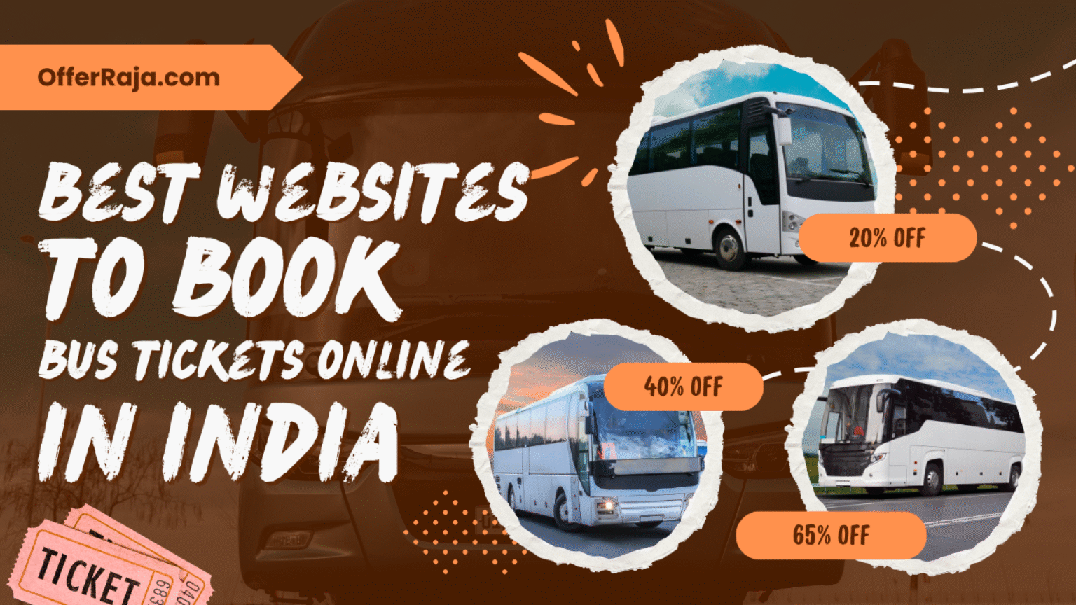 Best Bus Ticket Booking Sites in India | OfferRaja