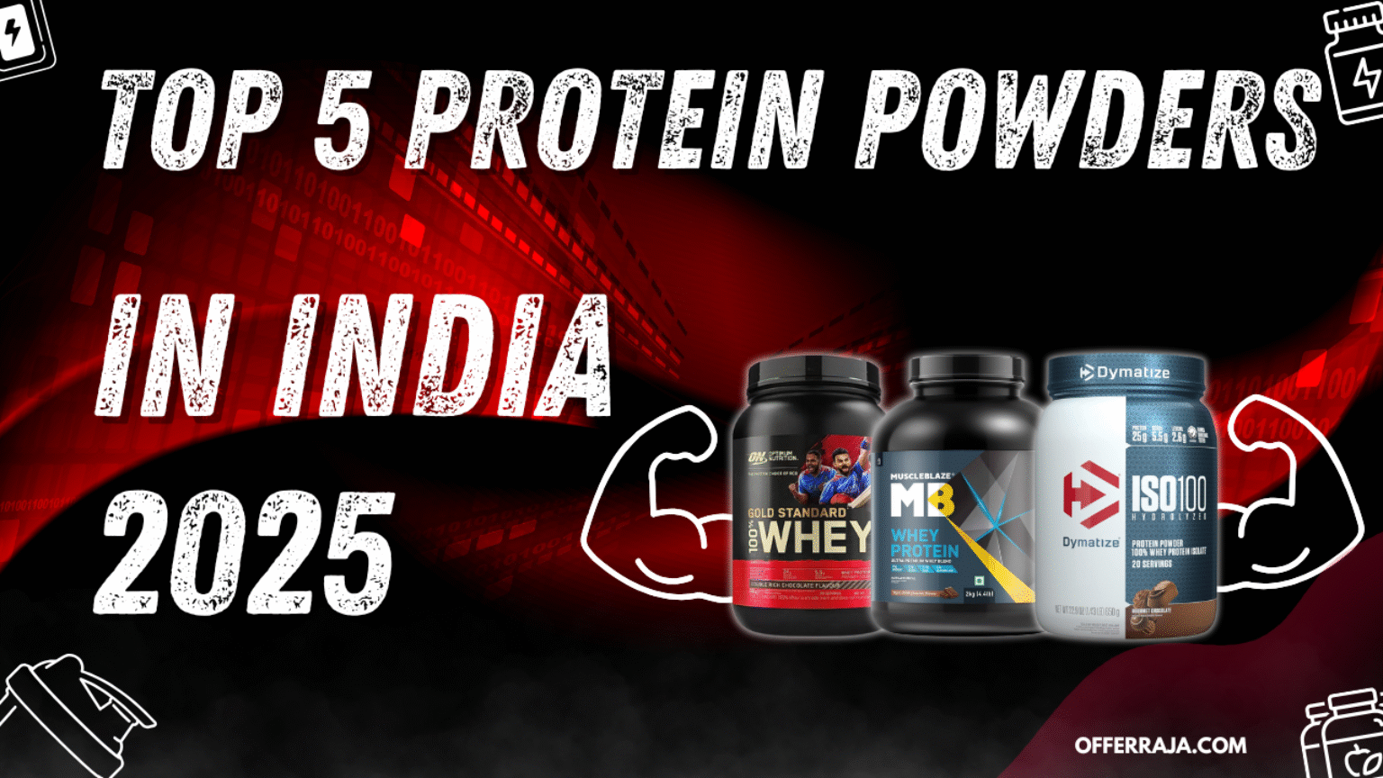 Top 5 Protein Powders in India 2025 | OfferRaja