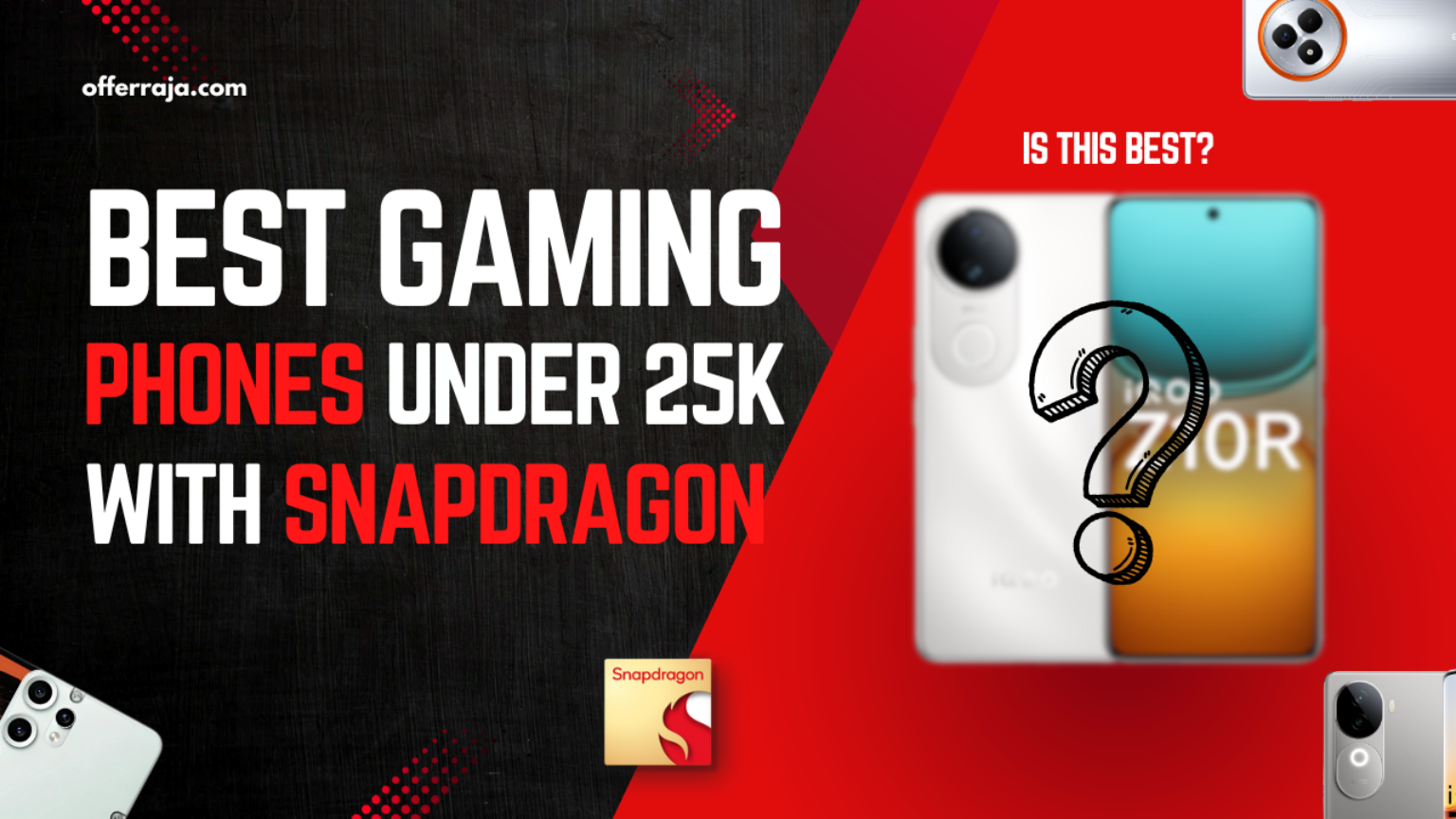 Best Gaming Phones Under ₹25,000 in India (2026) | OfferRaja